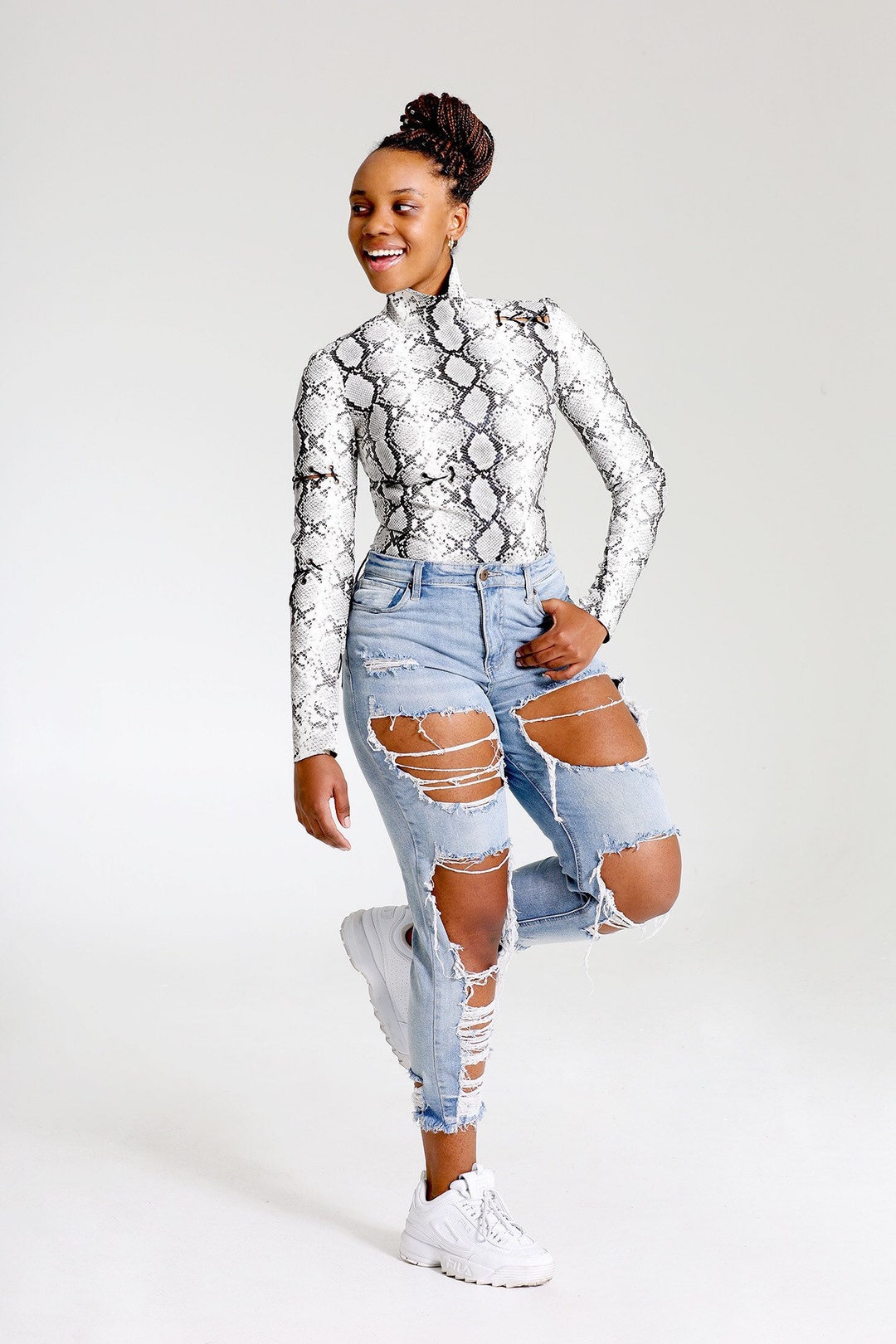 So Sssexy Top Snake Skin Top Women's Tops Women's - Etsy España