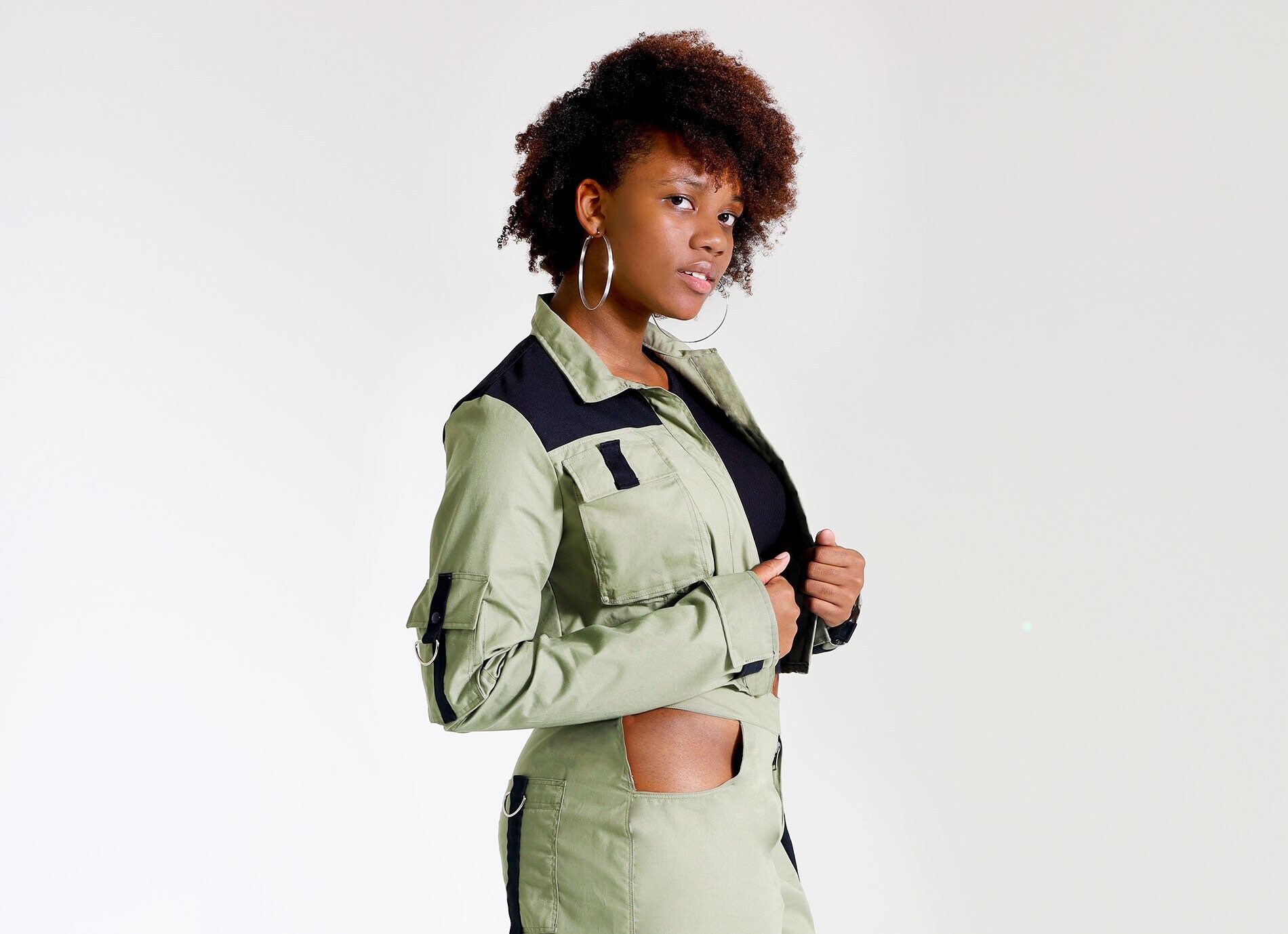 Beware-me Jacket Women Jacket Army Jacket Women Green - Etsy