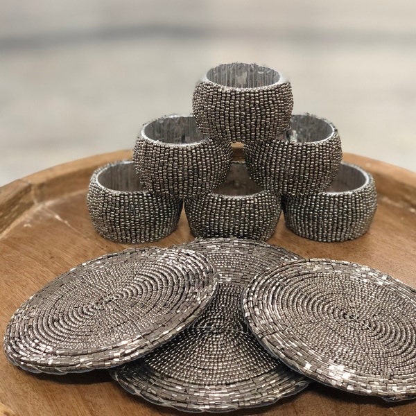 Bead Napkin Rings - Etsy