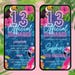 Girls 13th Birthday Pool Party Invite Luau Tropical Summer Teenage Swim ...