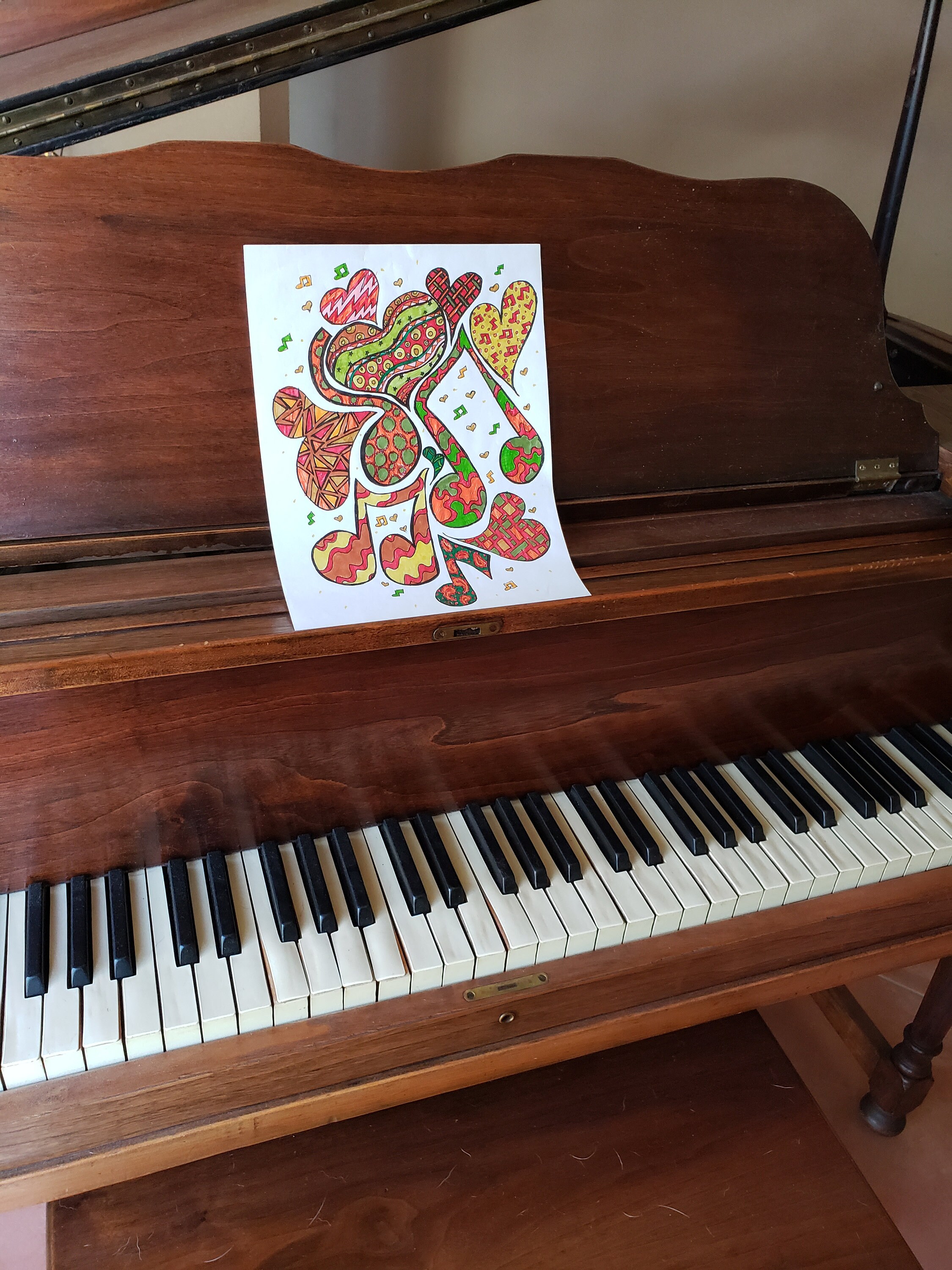 Buy INSTANT DOWNOAD Groovy Music Notes Online in India - Etsy