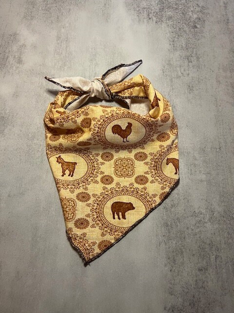 Farm Animals and Animal Prints Dog Bandana's - Etsy