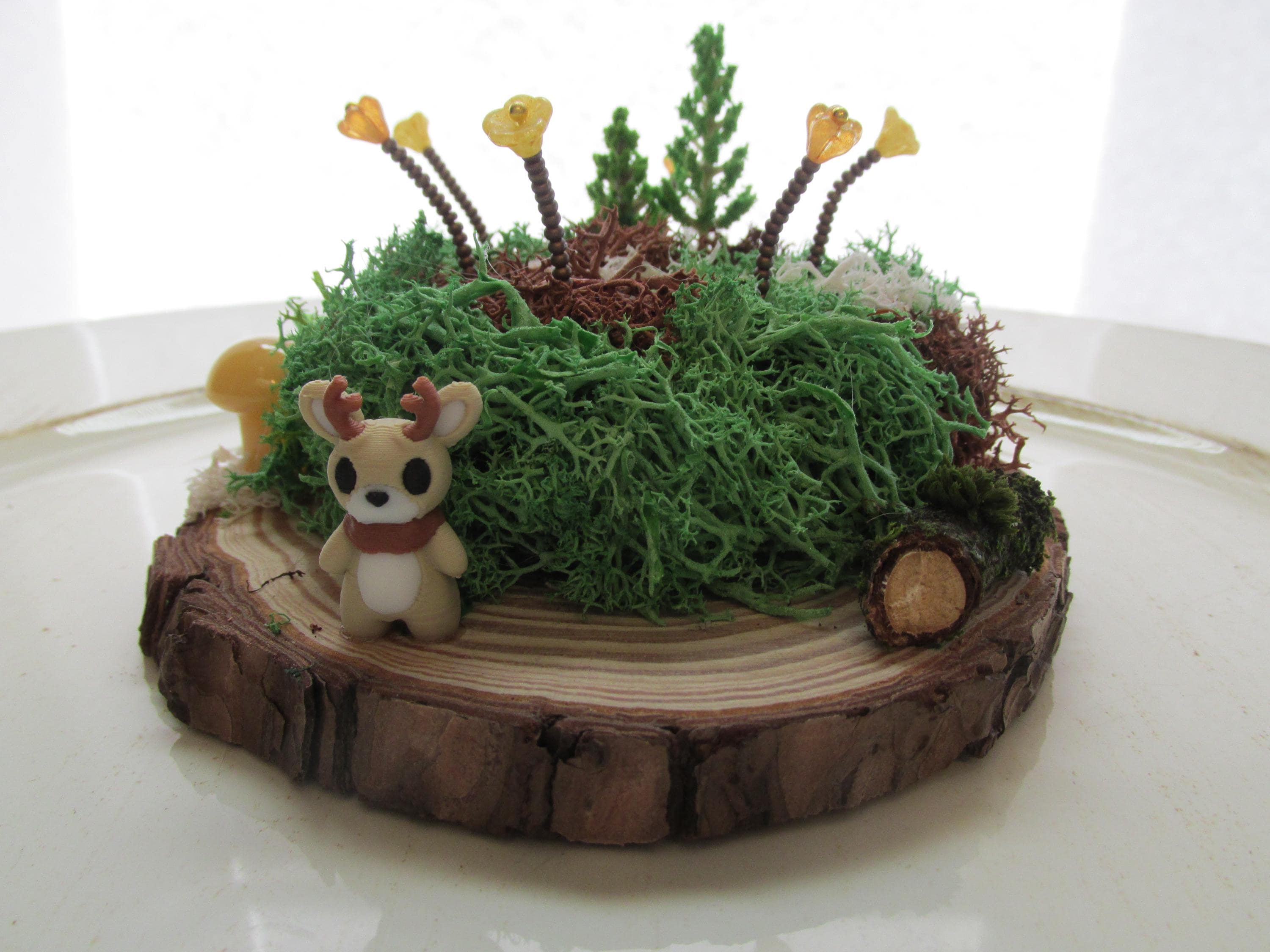Mini Beaded Jackalope Decor, Mysterious, Forever Garden, Mischief ...