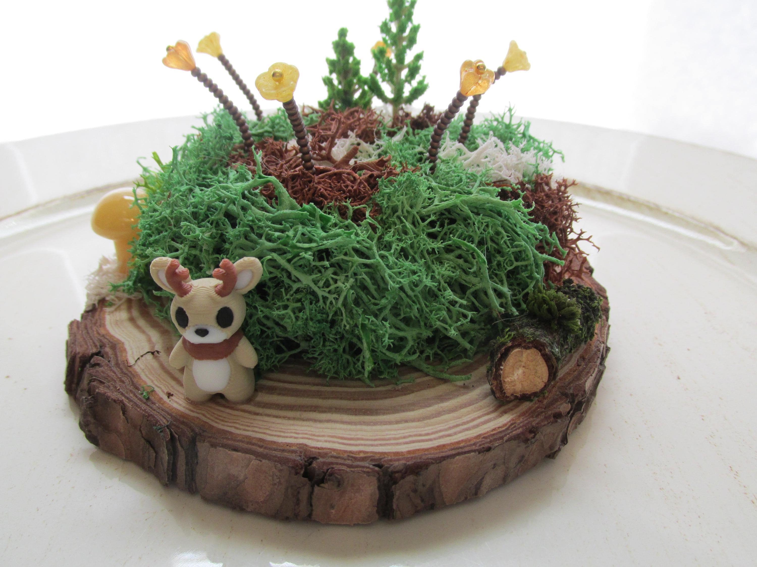 Mini Beaded Jackalope Decor, Mysterious, Forever Garden, Mischief ...