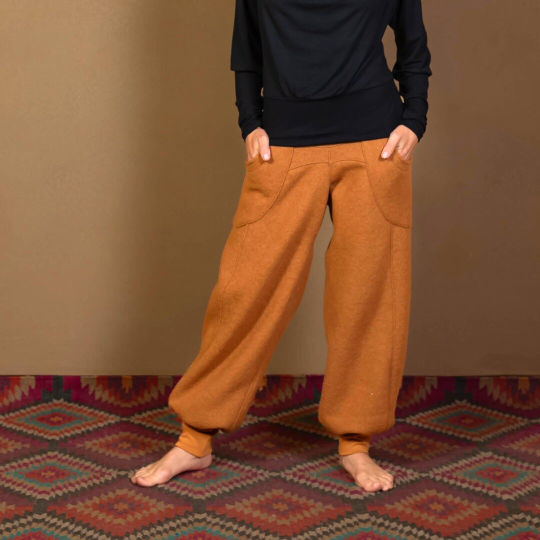 COSY SHAKTI - Riding-style Boiled Wool Trousers - Our Bestseller Made ...