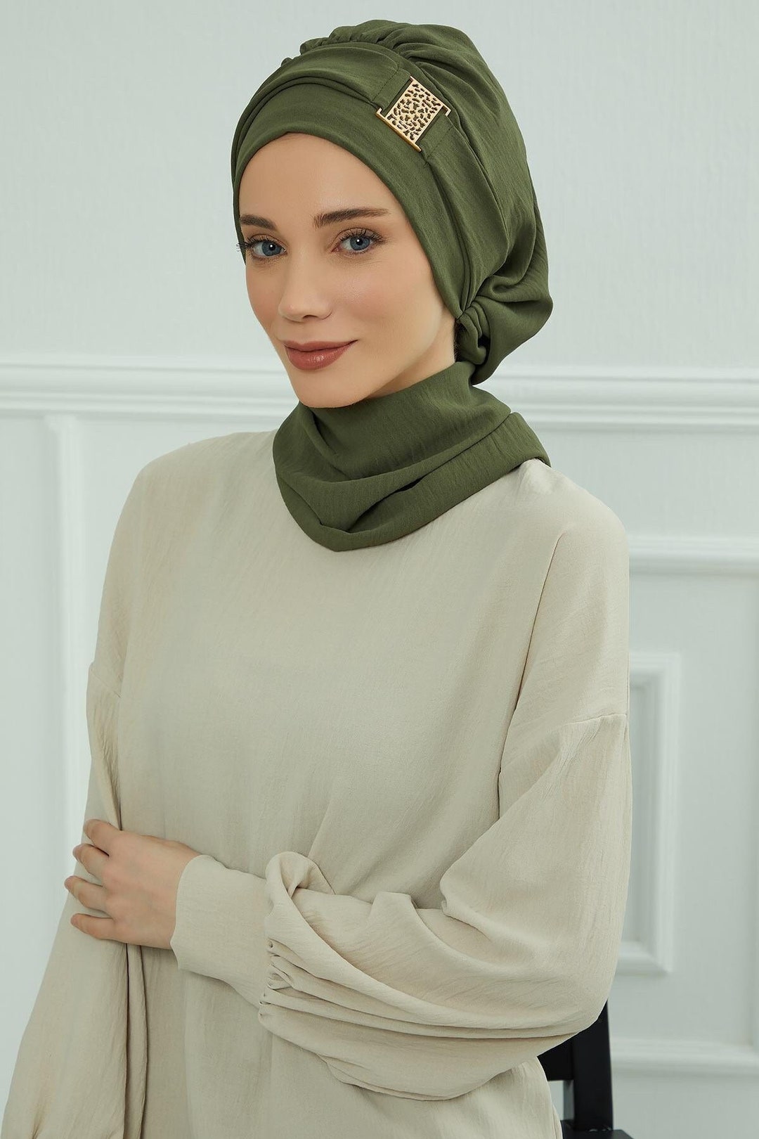 Instant Turban Lightweight Aerobin Scarf Head Turbans for Women ...