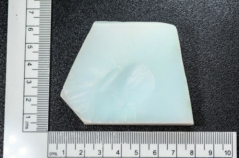 25.9gr gilson opal white with green fire lab created faceting rough ...