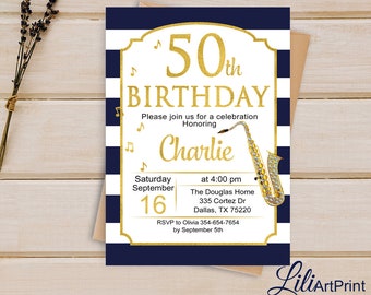 Jazz Night Invitation - Etsy
