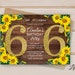 50th Birthday Invitation, Rustic Women Birthday Invitation, Any Age ...