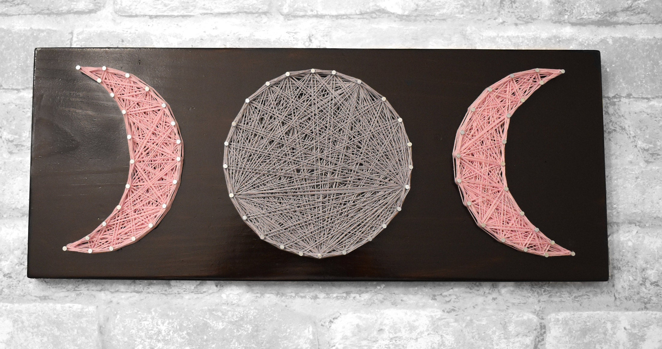 Triple Goddess Moon String Art Moon Wall Decor Pagan Gifts | Etsy