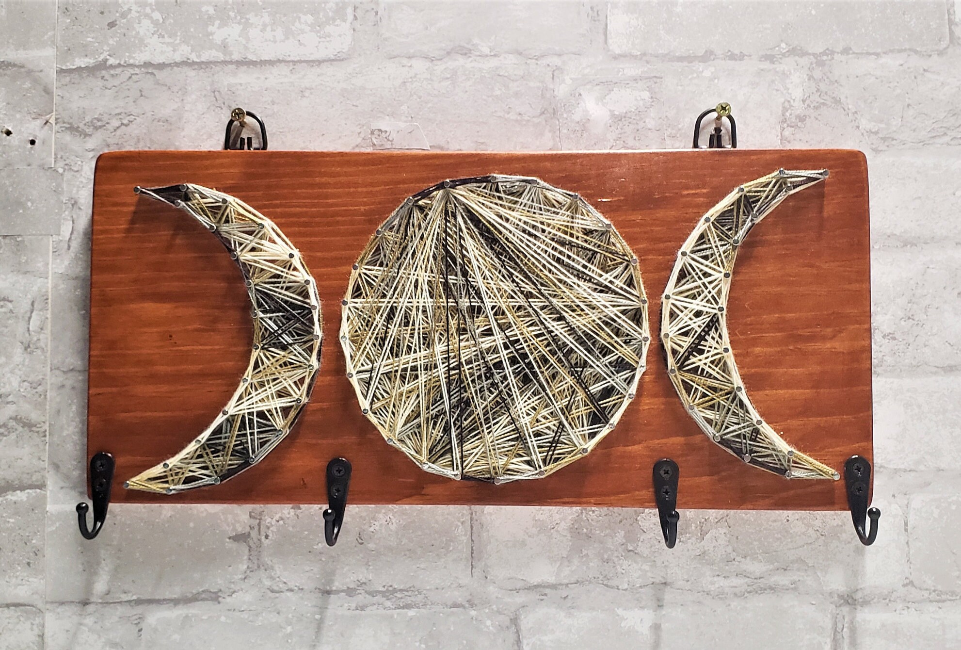 Triple Goddess Moon String Art Moon Wall Decor Pagan Gifts - Etsy