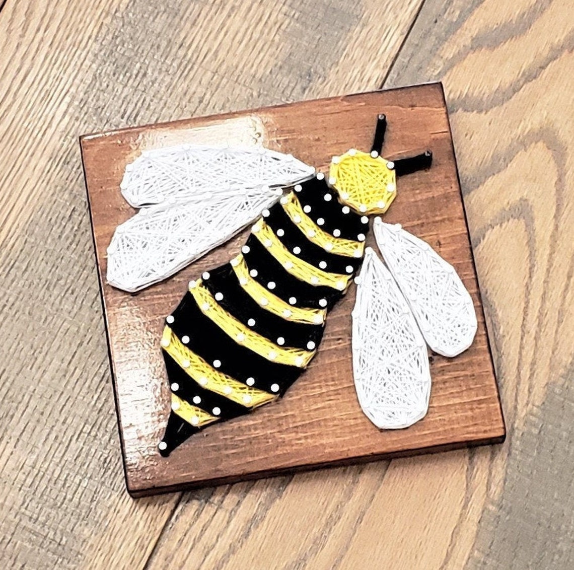 Honey Bees String Art Design Bee Home Decor Bumble Bees | Etsy