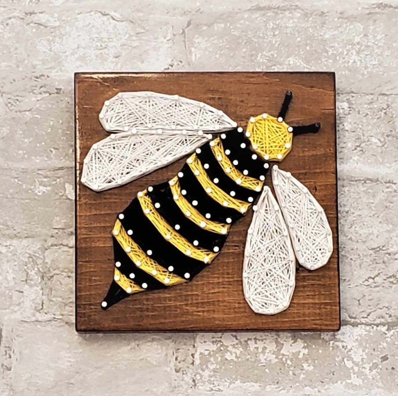 Honey Bees String Art Design Bee Home Decor Bumble Bees - Etsy