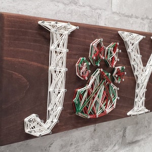 Christmas Joy String Art Seasonal Decor, Joy Gift, Christmas String Art ...