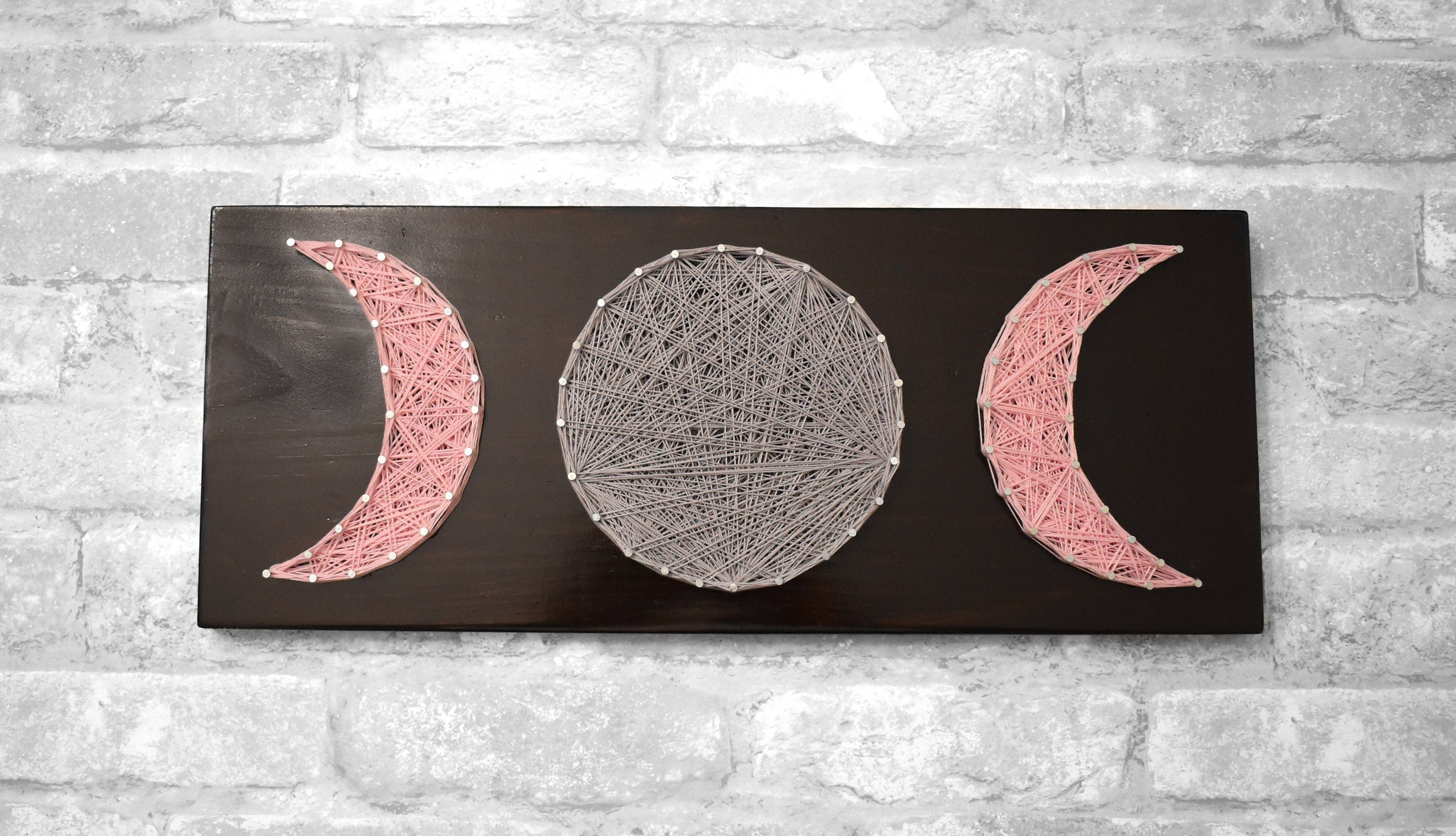 Triple Goddess Moon String Art Moon Wall Decor Pagan Gifts | Etsy