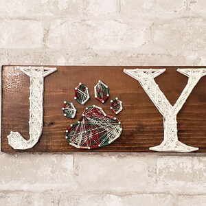 Christmas Joy String Art Seasonal Decor, Joy Gift, Christmas String Art ...