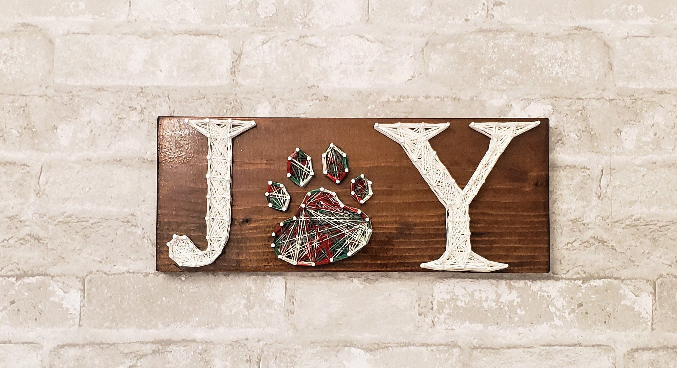 Christmas Joy String Art Seasonal Decor Joy Gift Christmas - Etsy
