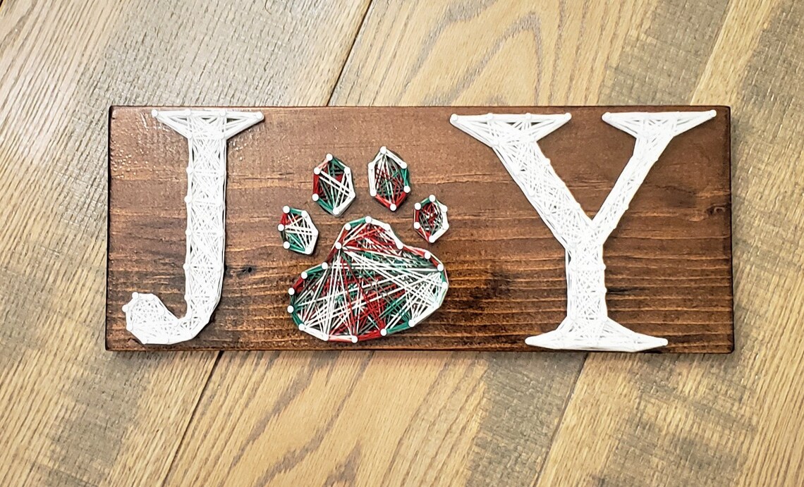 Christmas Joy String Art Seasonal Decor Joy Gift Christmas - Etsy