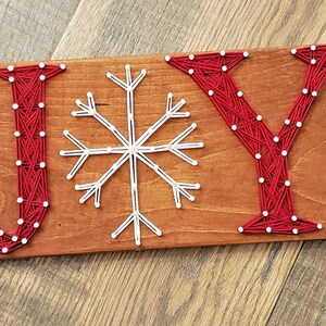 Christmas Joy String Art Seasonal Decor, Joy Gift, Christmas String Art ...