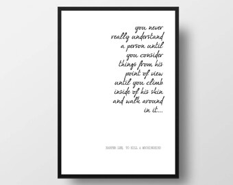 To Kill a Mockingbird Poster - Etsy