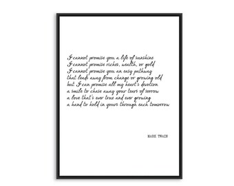 Mark Twain Quote Poster - Etsy
