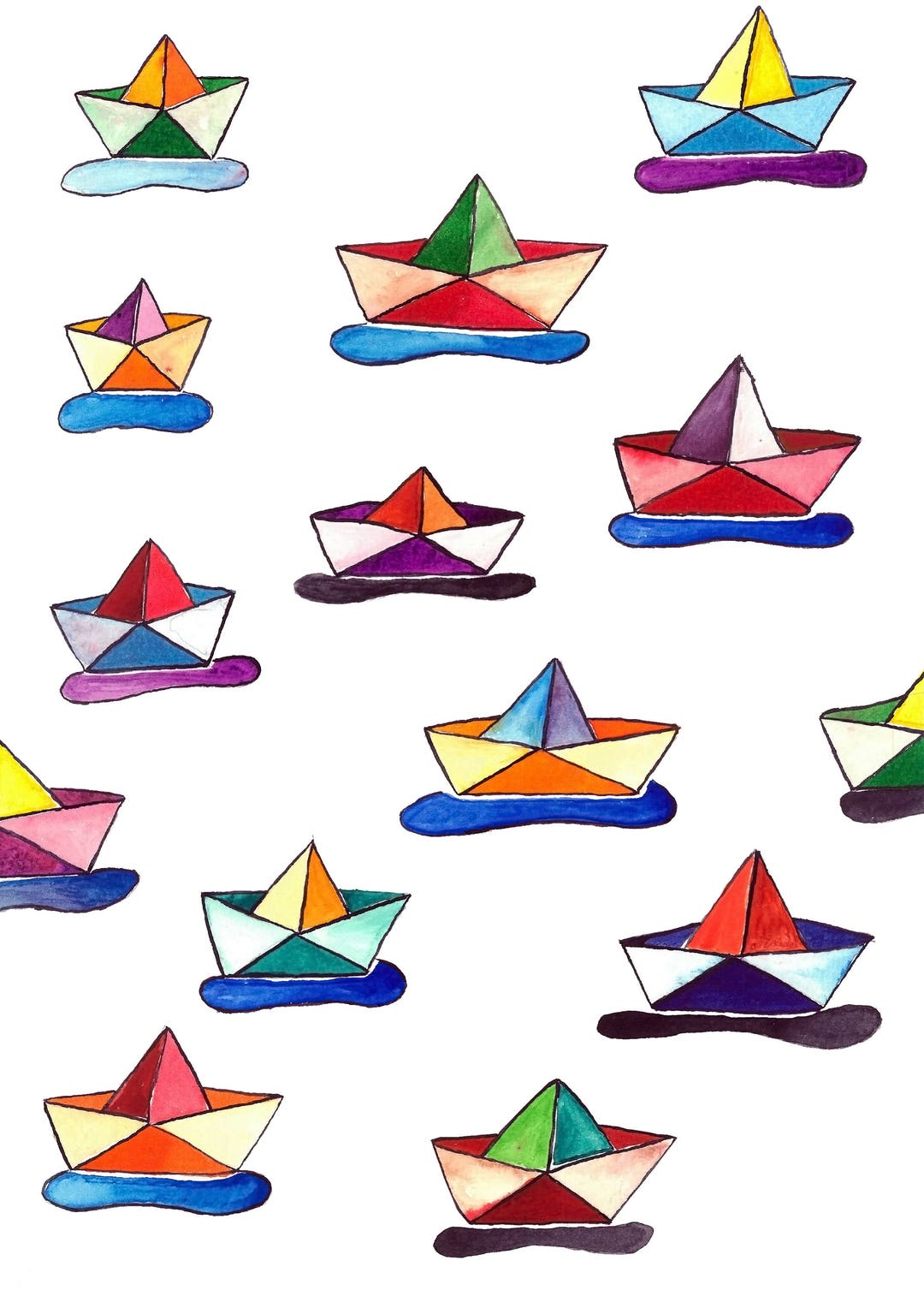 PAPER BOAT - Etsy