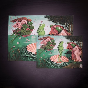 Renaissance Frogs || Art Prints - Etsy