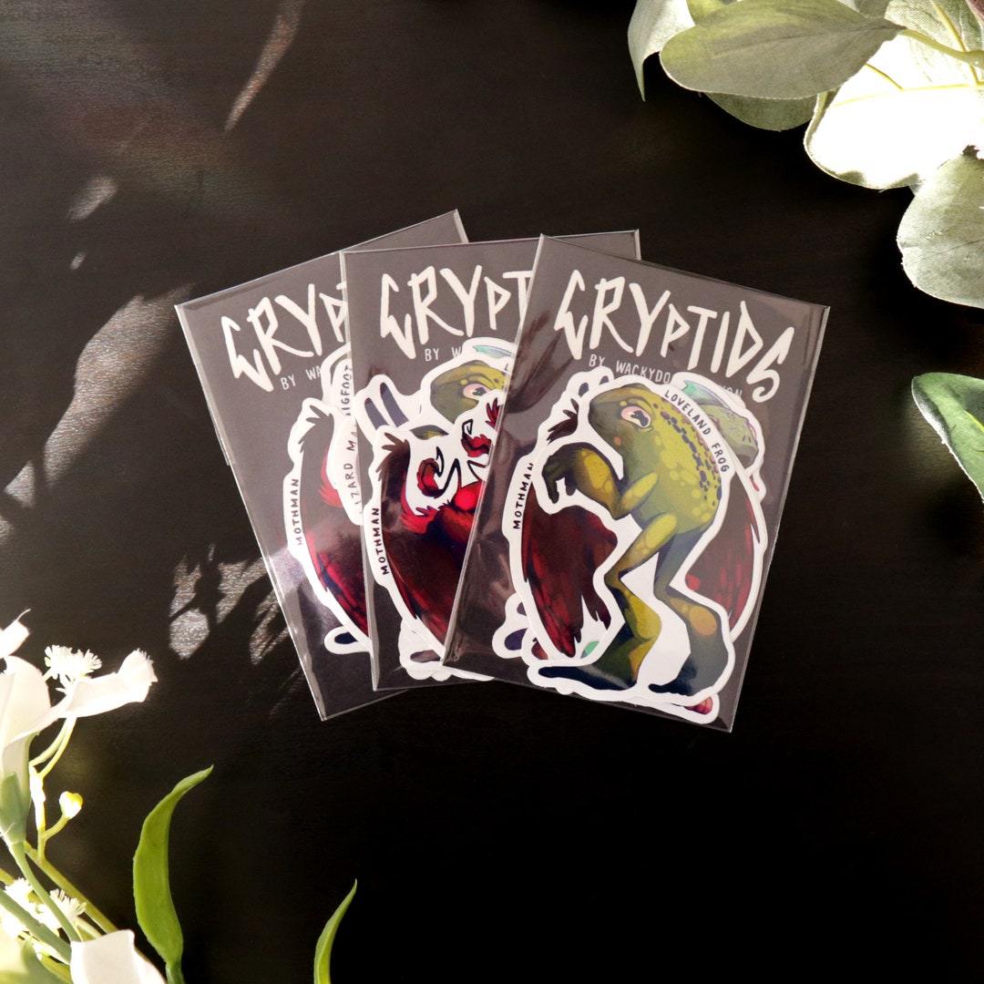 Cryptids || Sticker Pack - Etsy