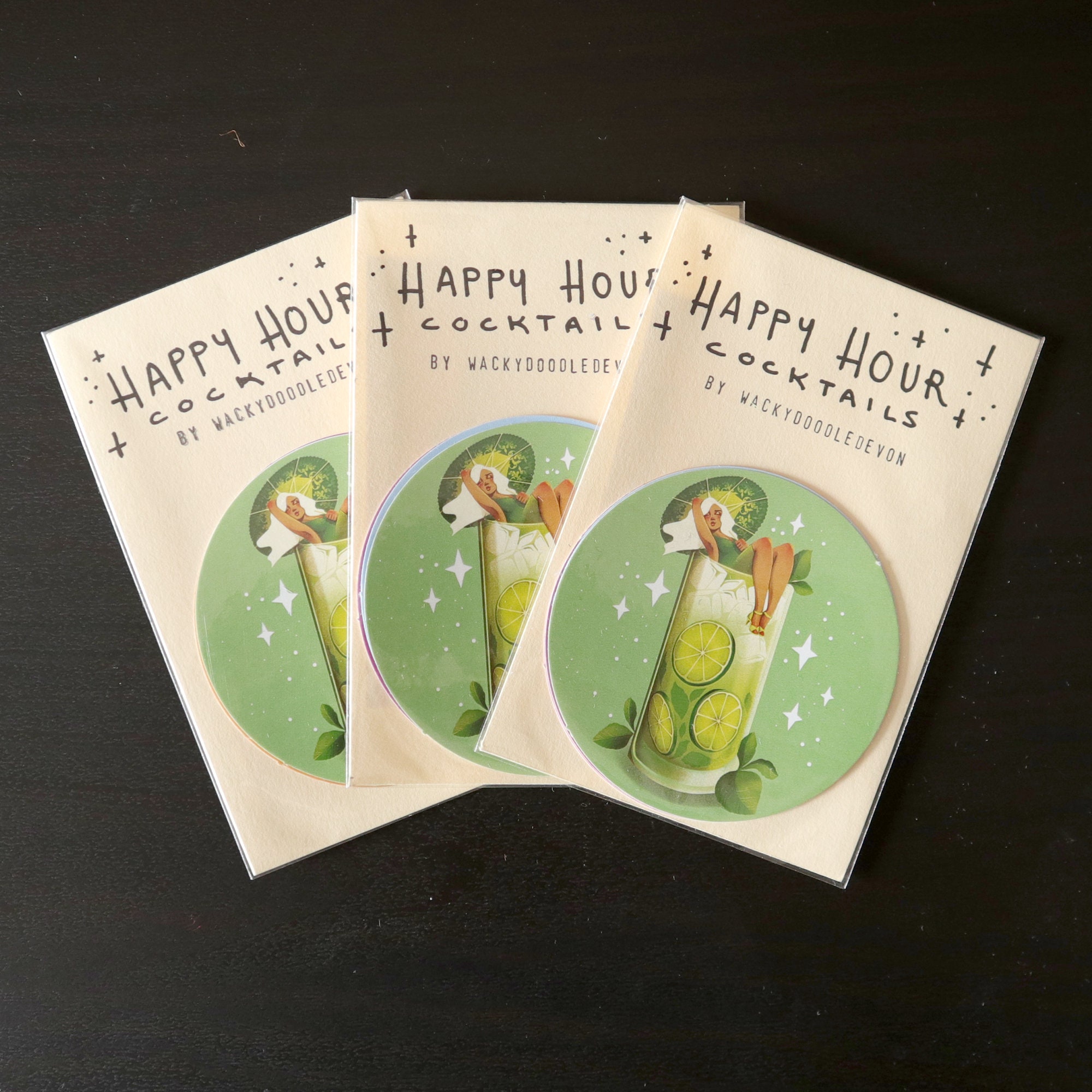 Happy Hour Cocktails STICKER PACK - Etsy UK