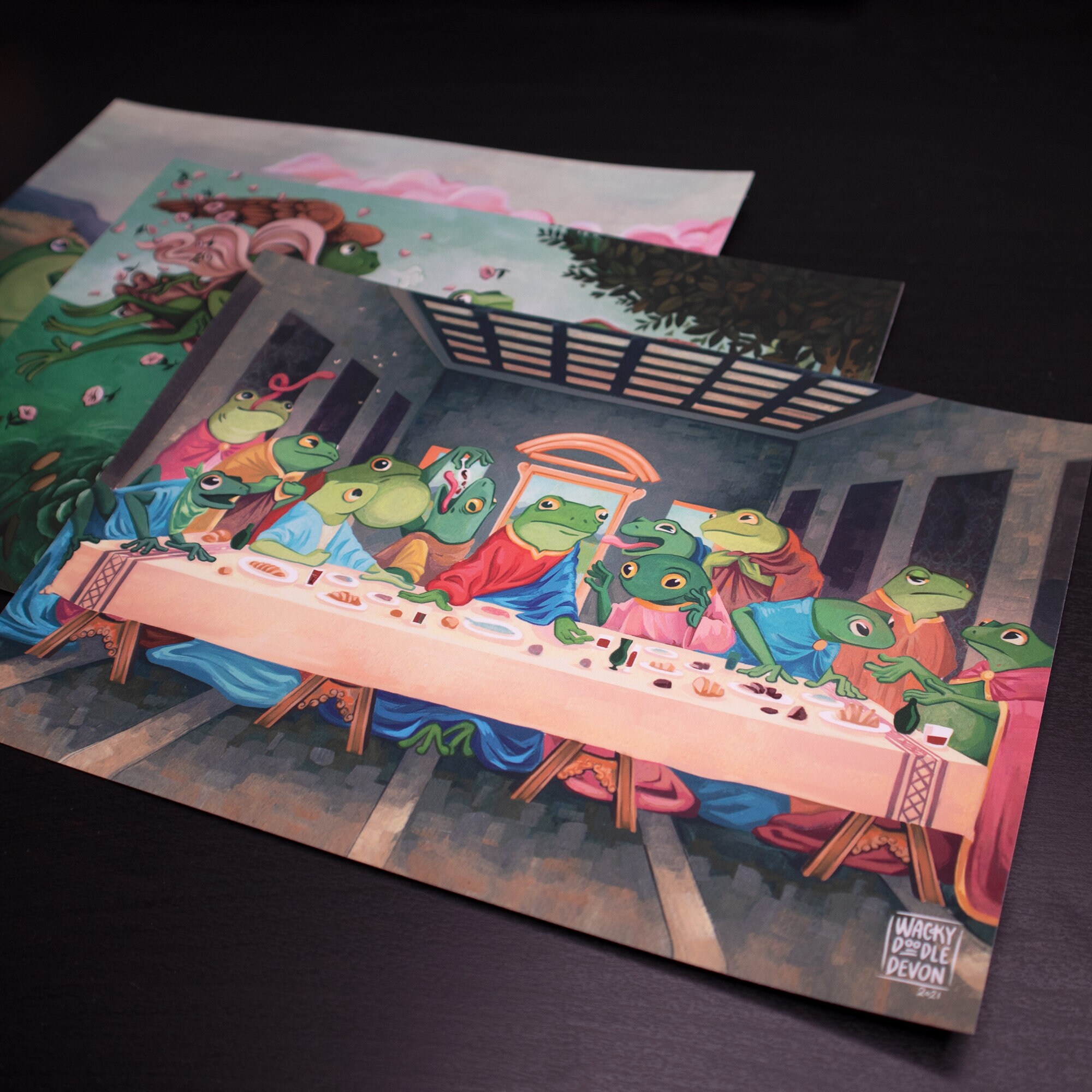 Classical Renaissance Frogs Art Prints - Etsy UK