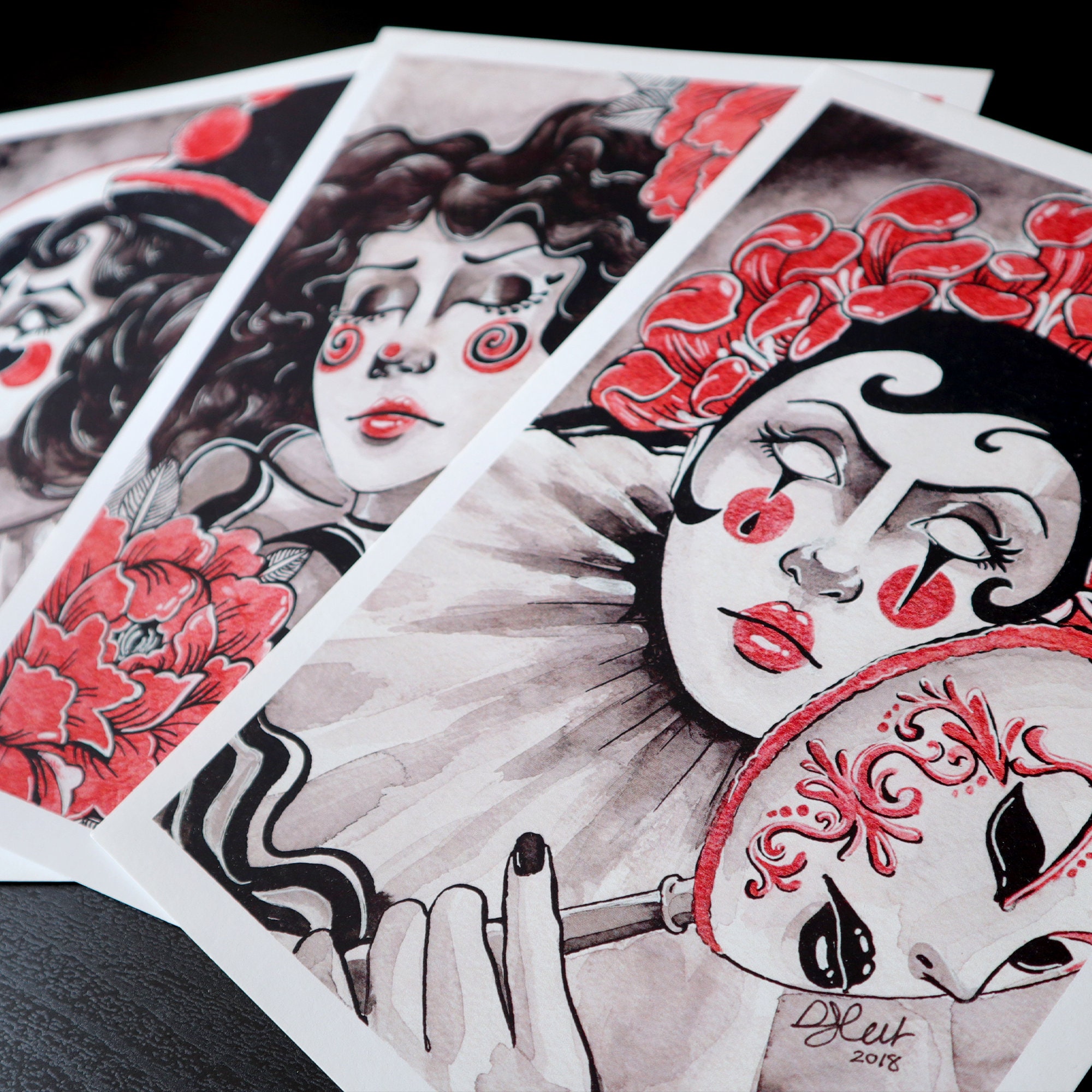 Spooky Clown PRINTS - Etsy UK