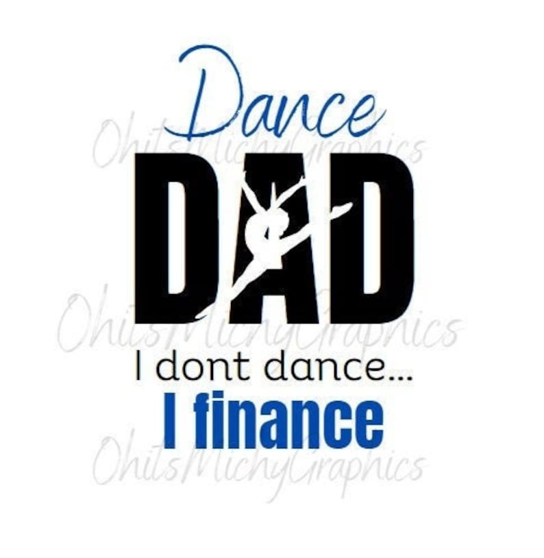Dance Dad Dance Dad PNG Father's Day Dance Dad SVG - Etsy