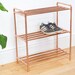 Copper Pipe Shoe Rack Handmade From Industrial Copper Pipe 3 Tier - Etsy