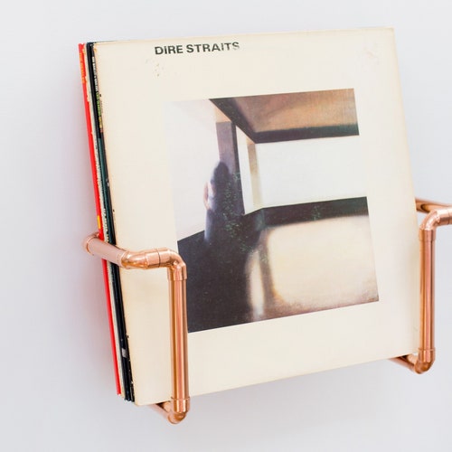 Vinyl Record Display Handmade From Real Copper Gift for - Etsy
