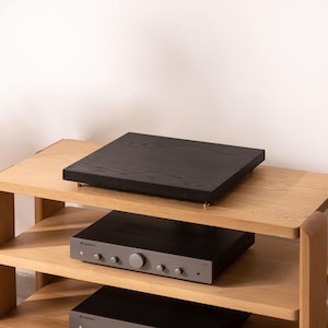 Black Ash Noise Isolation Platform - Handcrafted Vibration Control for ...