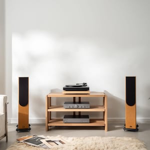 Solid Ash Hardwood Noise Isolation Platform - Handcrafted Vibration ...