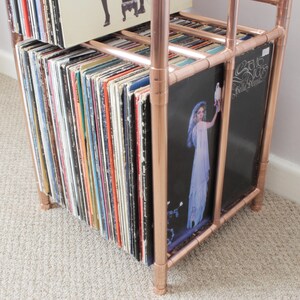Vinyl Record Storage Tower Industrial Copper Pipe 3 Tiers - Etsy UK