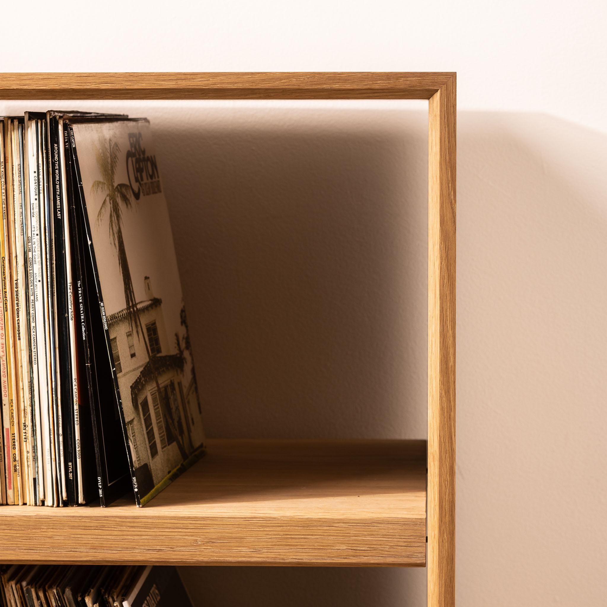 Handcrafted Solid Oak Hifi Cabinet – Adjustable Shelves for Turntable ...