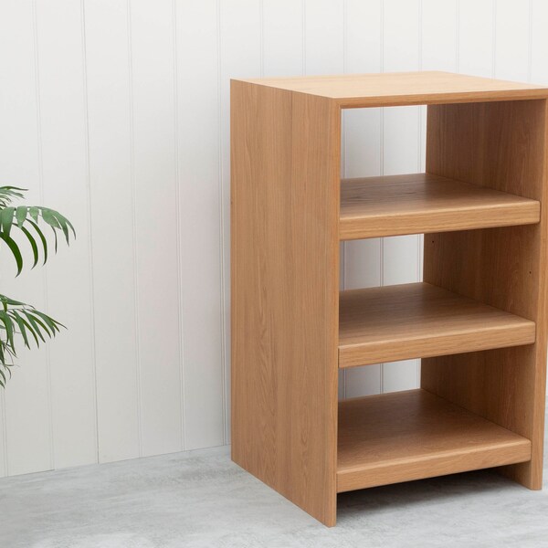 Solid Oak Hifi Cabinet - Etsy UK