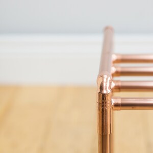 Copper Pipe Shoe Rack - Handmade With Industrial Fittings - Shoe ...