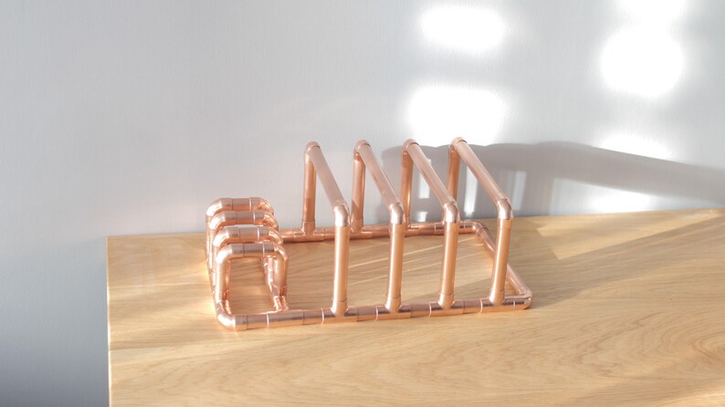 Copper pipe phone/tablet holder Vinyl Record stand | Etsy