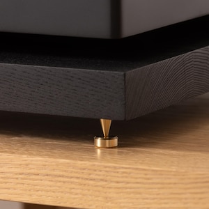 Black Ash Noise Isolation Platform - Handcrafted Vibration Control for ...