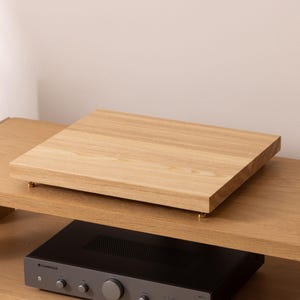 Solid Ash Hardwood Noise Isolation Platform - Handcrafted Vibration ...