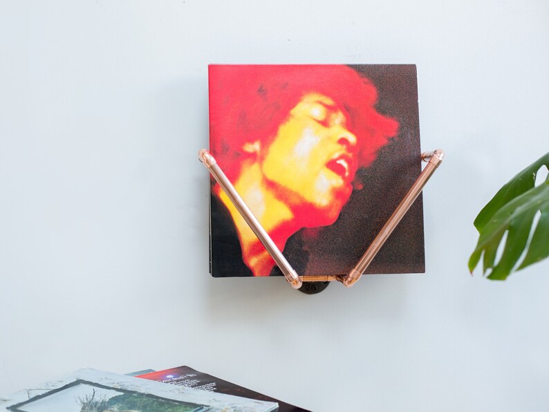 Wall Mounted Angular Vinyl Record Holder Handmade With - Etsy