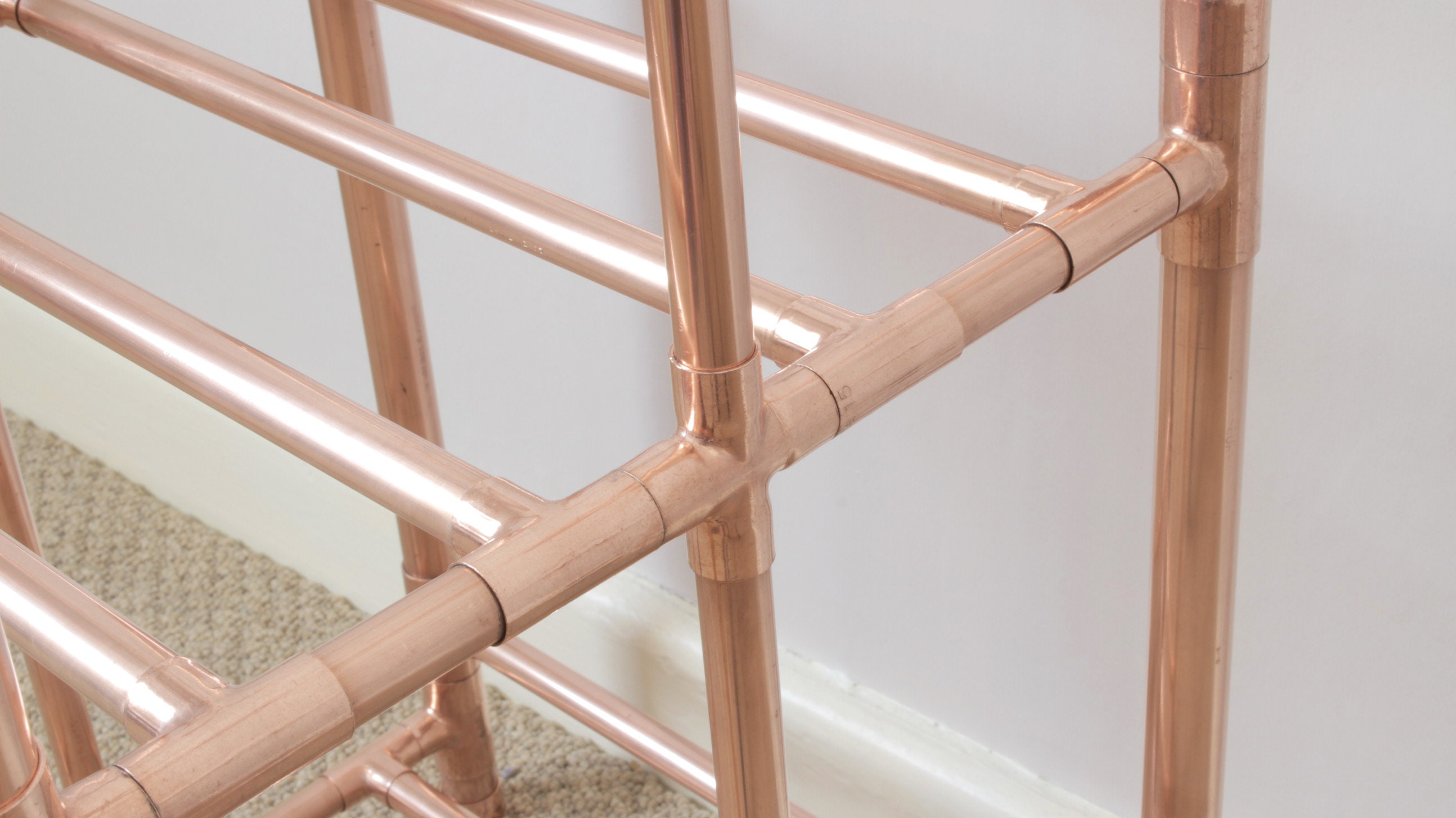 Vinyl Record Storage Tower Industrial Copper Pipe 3 Tiers - Etsy UK