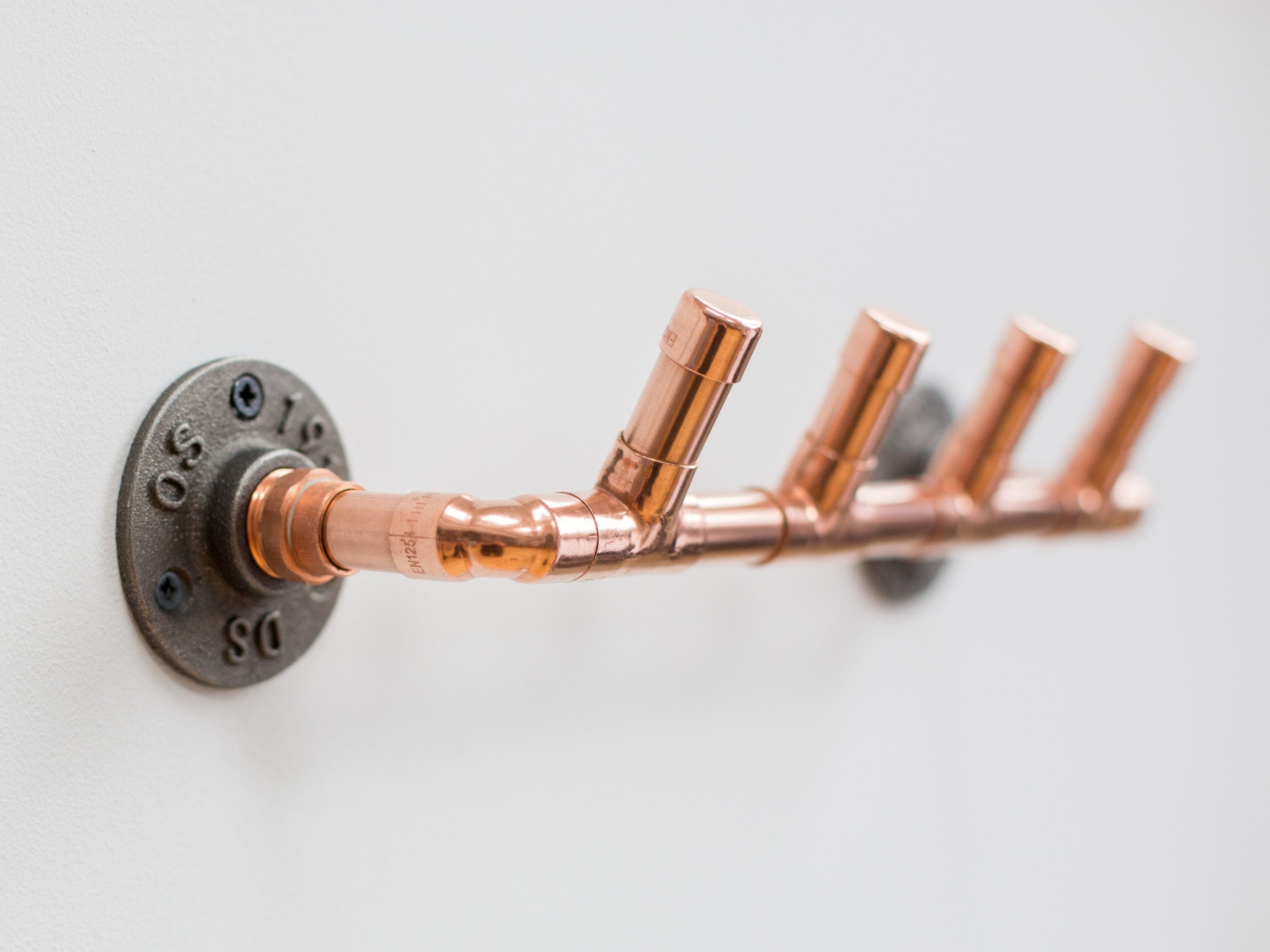 Coat Hooks Handcrafted From Copper Pipe – Industrial Pipe Decor - Etsy