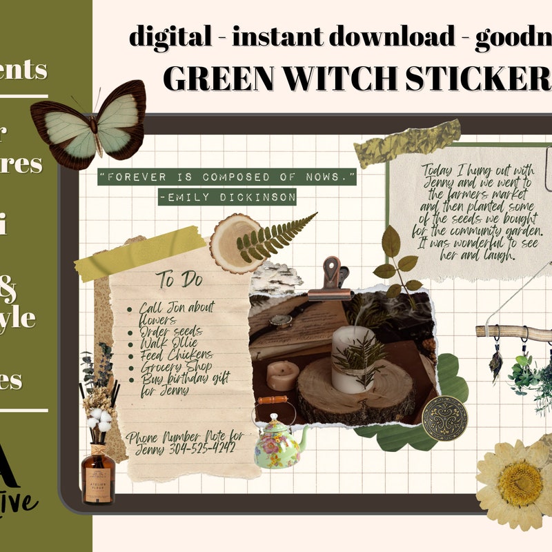 Green Witch - Etsy
