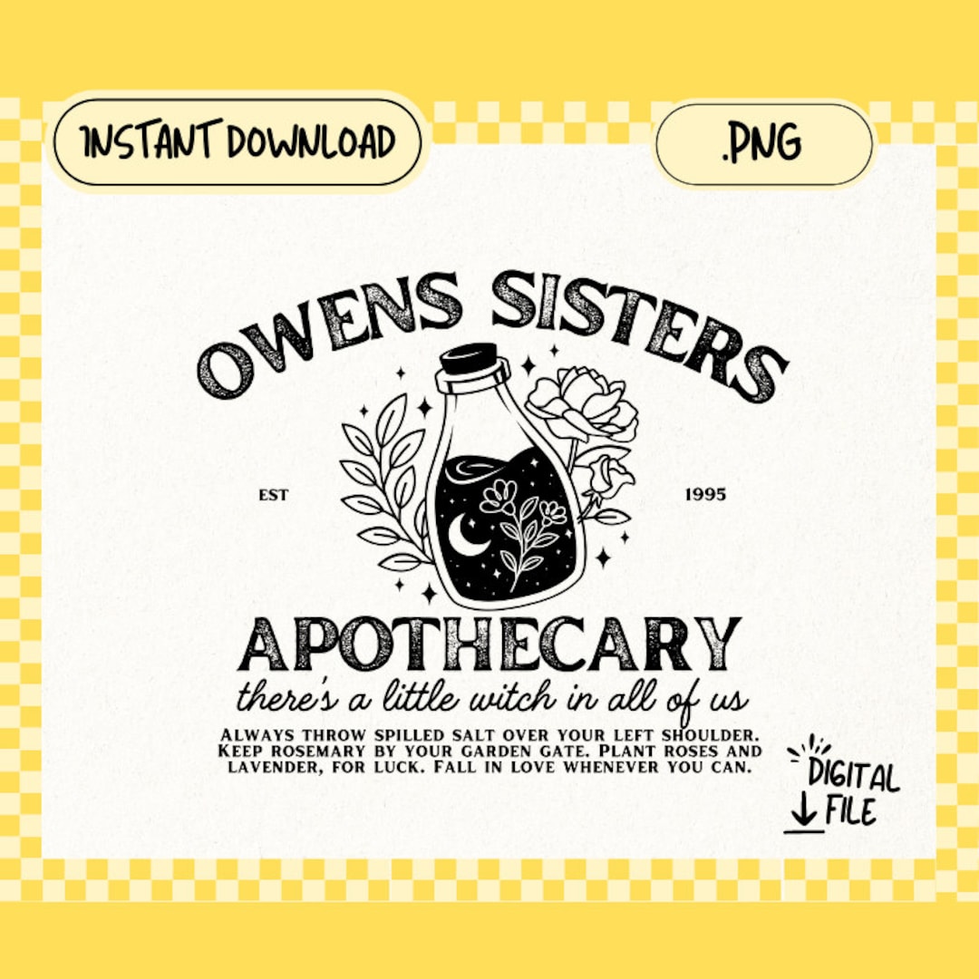 PNG Practical Magic Digital Download Design for Tshirts, Mugs, Tumblers ...