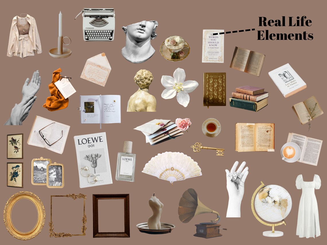 Light Academia Digital Stickers for Good Notes or Notability, Digital ...