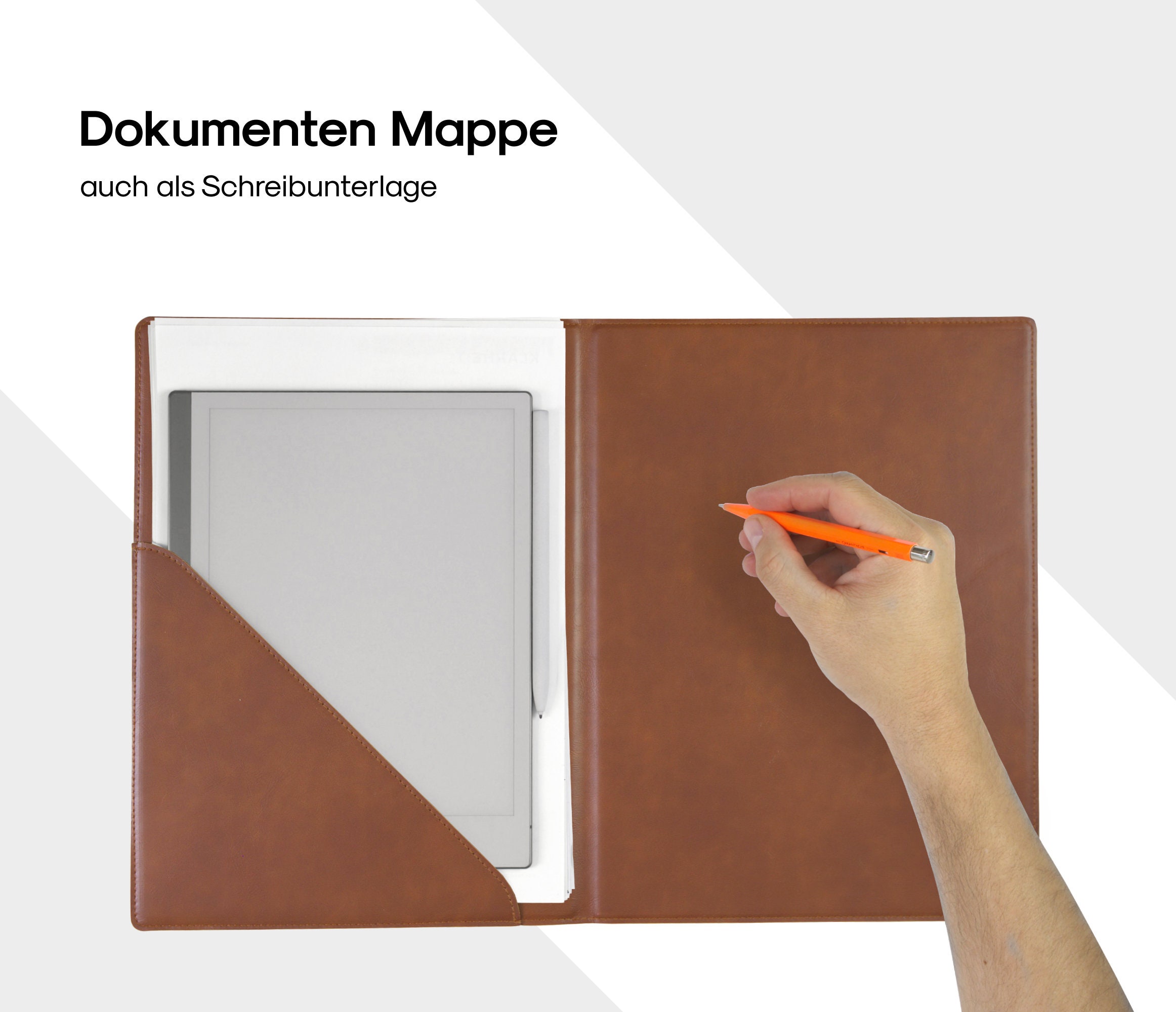 Formgut® Dokumentenmappe Filz und Leder - Etsy.de
